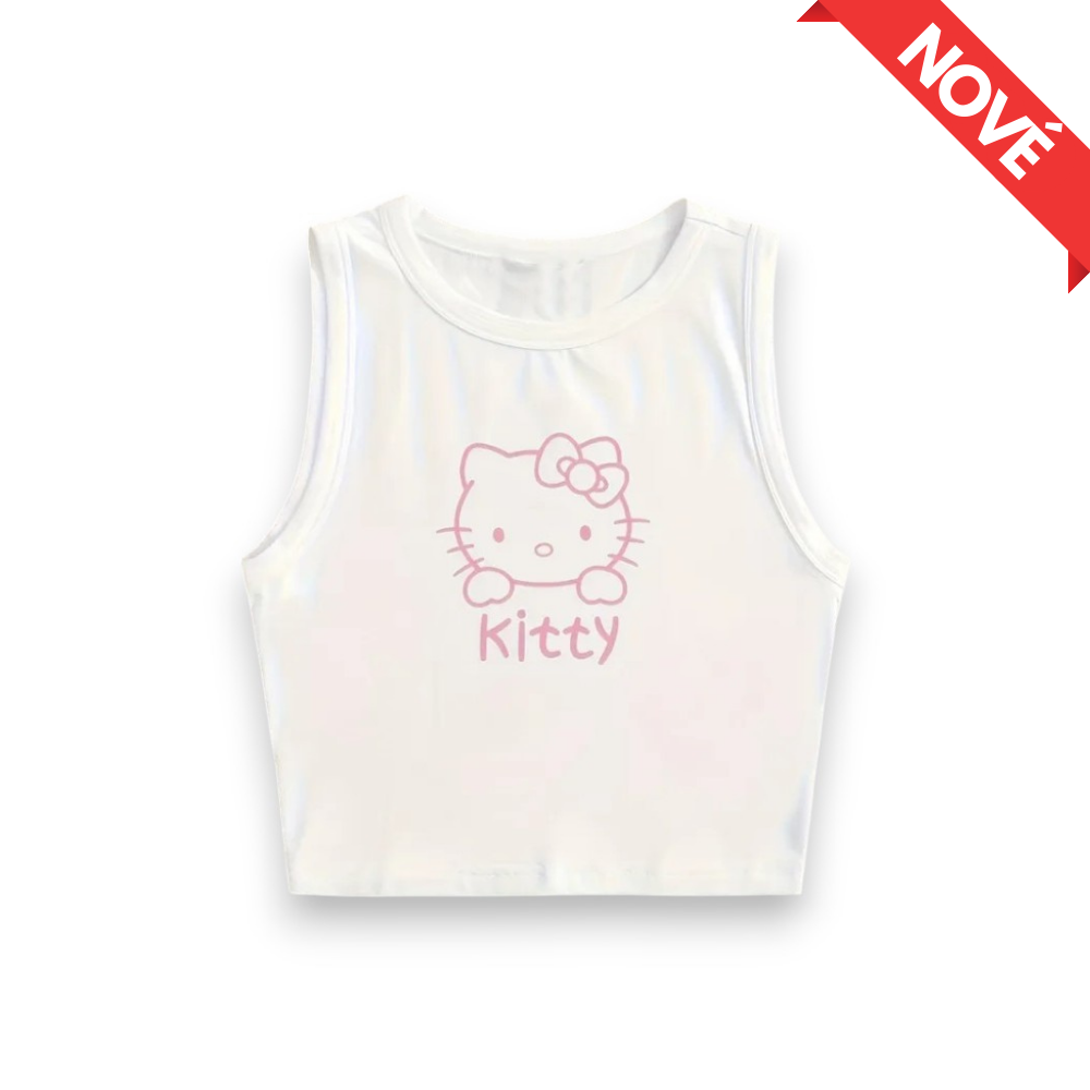 Hello Kitty Crop Top - Růžový – HEY KITTY