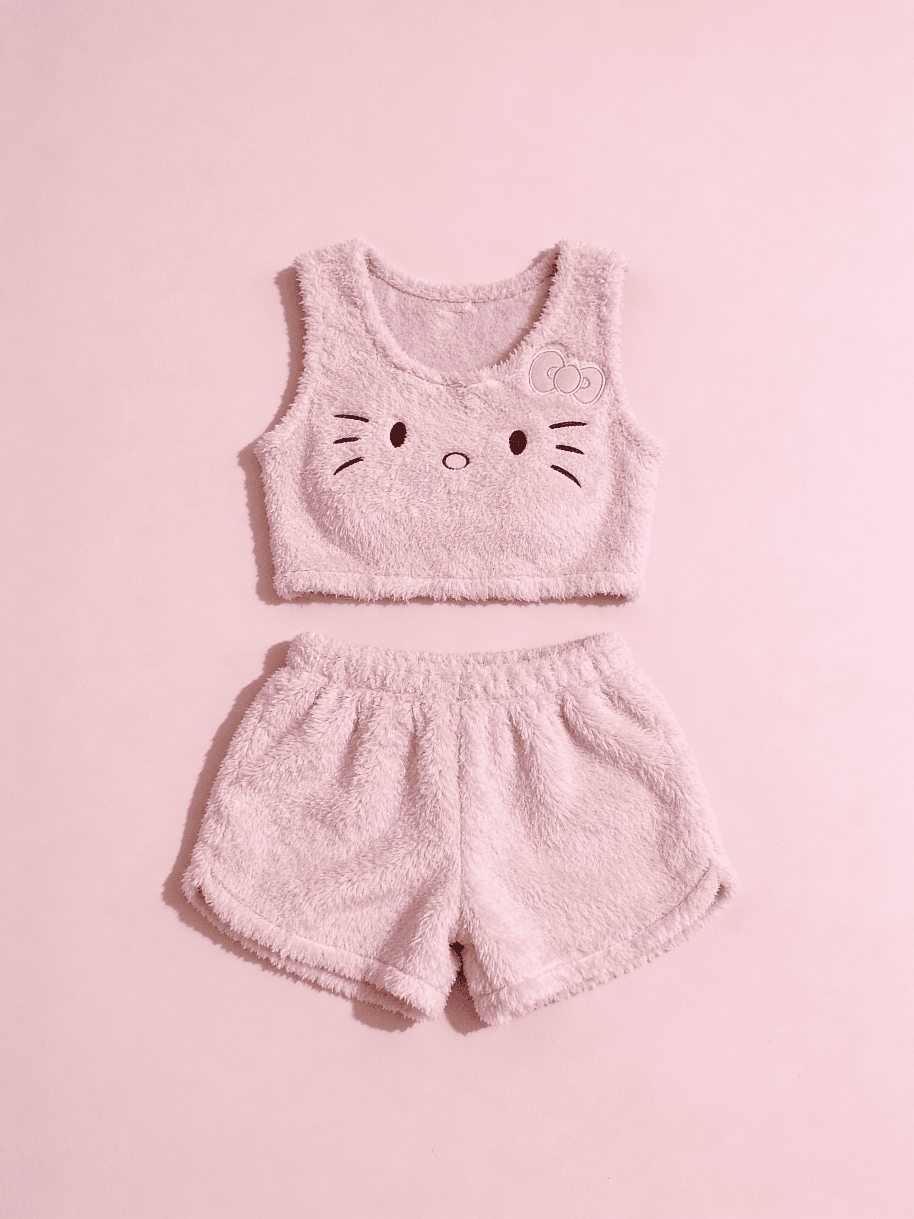 Hello Kitty Fluffy Růžový Set – HEY KITTY
